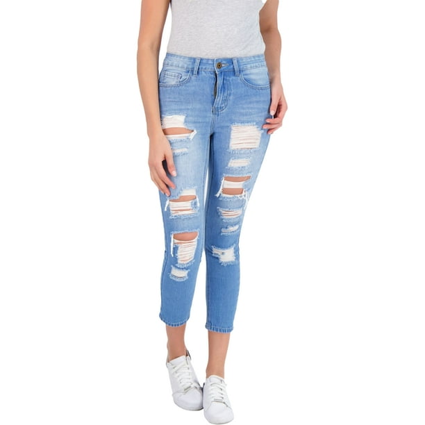 Gogo Jeans Women's Juniors Dream Denim Skinny Jean - Walmart.com