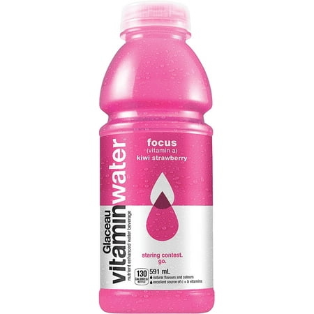 Glacéau Vitamin Water Focus Bottle, 591 mL, 12 pack - Walmart.ca