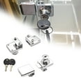 Glass Cabinet Door Lock Zincs Alloy Showcase Lock Security Hardware For ...