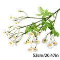 52 Cm Artificial Chamomile Daisy Branch, White Or Red Orange Options ...