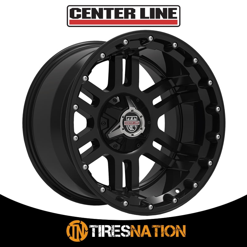 20x12 Centerline 830B LT-1 Gloss Black Wheel 5x135/5x5.5 -44 - Walmart.com