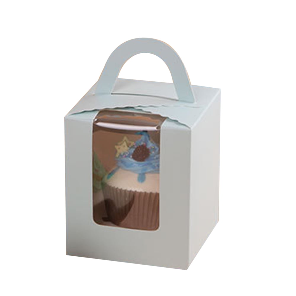 Small Birthday Cake Box Cake Keeper Portable Round Cake Container For ...