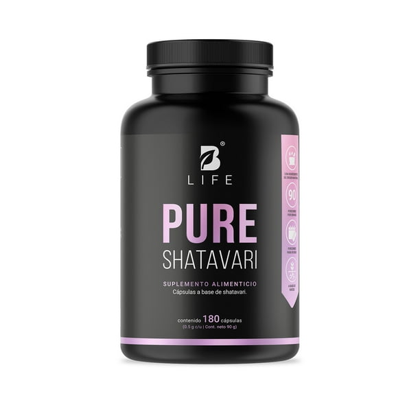 Shatavari Puro | 180 cápsulas | 1000 mg por porción | Adaptógeno ...