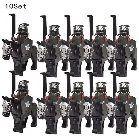 10 Sets New Kingdoms Castle Crown Knights Roman Solider Army Figure ...