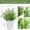 General 4 Pack Fake Plants Mini Artificial Greenery Potted Plants for ...