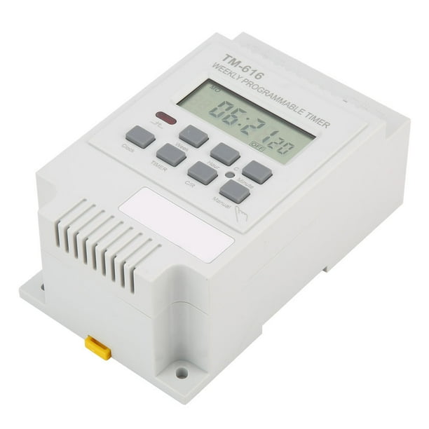 Interruptor de tiempo programable, temporizador digital programable de ...