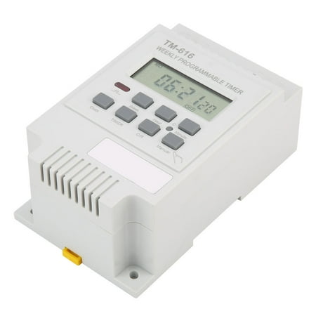 7 Days Programmable Digital Timer Time Control Switch (TM616W-2 220 ...