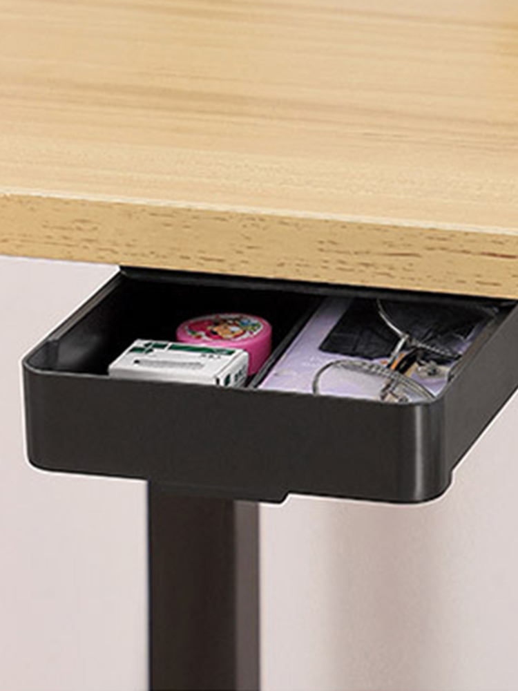 CIVG 8x4x1.2Inch Under Desk Drawer Self-Adhesive invisible Drawer Table ...