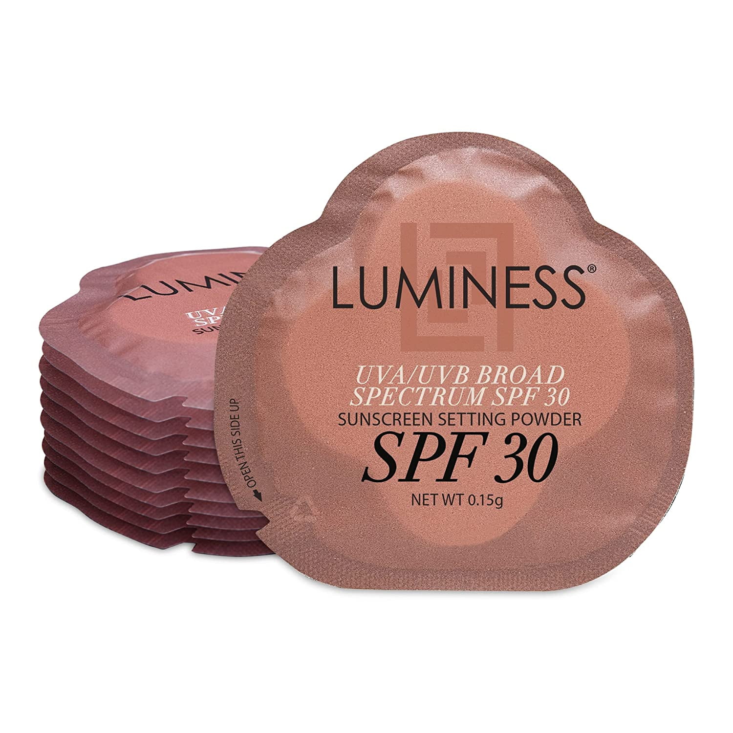 LUMINESS SPF30 Setting Powder Packets 18-Pack - Protect and Set Your ...