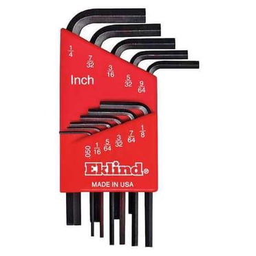 Eklind 20511 SAE Fold-Up Hex Key Set 3/16"-3/8" - Walmart.com
