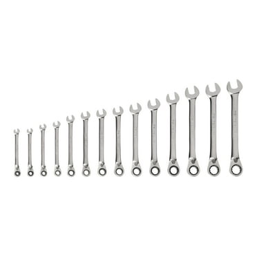 Blackhawk 13 Pc Stubby Reversible Gear Ratcheting Wrench Sets, Metric ...