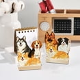 2026 Cute 3D Puppy Calendar with Stand, Adorable Pet Themed Desktop ...