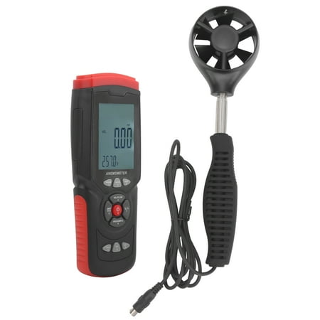 Digital Wind Meter, GT8913 With Retractable Handle Digital Wind Speed ...