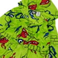 Teenage Mutant Ninja Turtles Boy's Fleece Pajama and Hooded Bathrobe ...