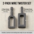 Borikise Wire Twister Tool for Drill, Compact 1/4 Inch Hex Shank Alloy ...