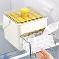 48 Ice-cube Maker with Easy Press Lid,Double-Layer Portable Ice-Maker ...