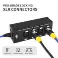 Whaledi Strong XLR To RJ45 4 Port Sound Distribution Box For Recording ...