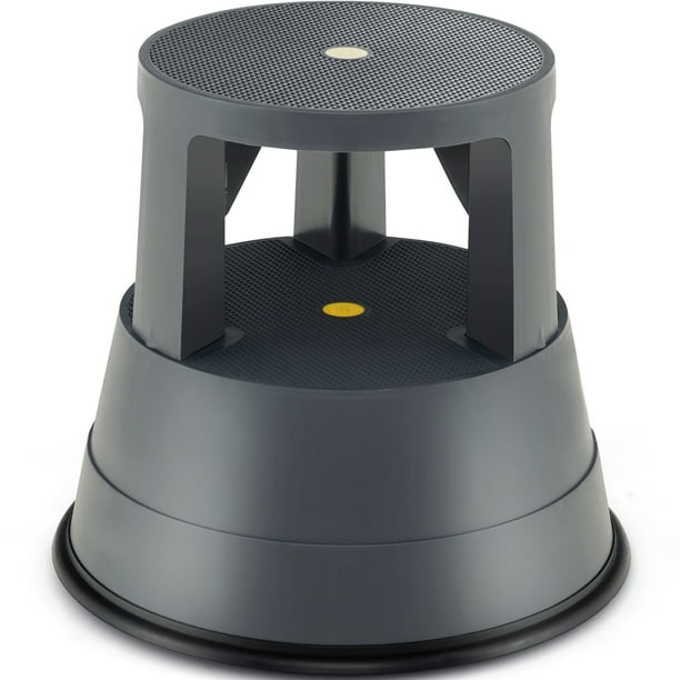 Costway Kick Stool Rolling Step Stool w/Non-Slip Rubber Platform 330LBS ...