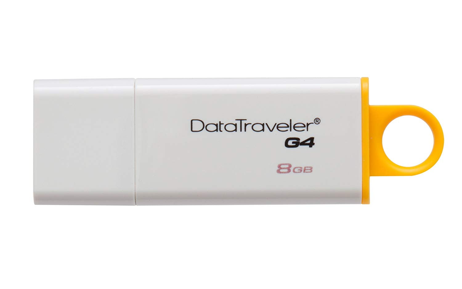 Kingston Digital 8GB Data Traveler 3.0 USB Flash Drive - Yellow (DTIG4 ...