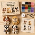 2026 3D Beaded Dog Making Kit, DIY Animal Beading Craft Set, Relaxing ...