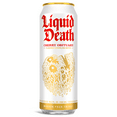 Liquid Death Sparkling Water, Cherry Obituary 19.2 oz King Size Cans (8 ...