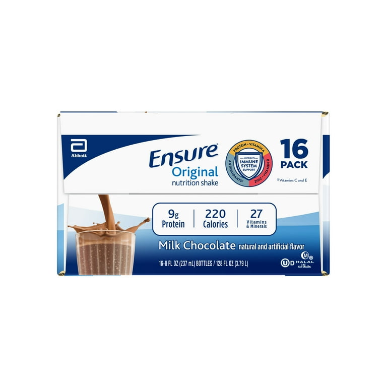 Ensure Milk Chocolate Meal Replacement Shakes 9g Protein Ensure ...