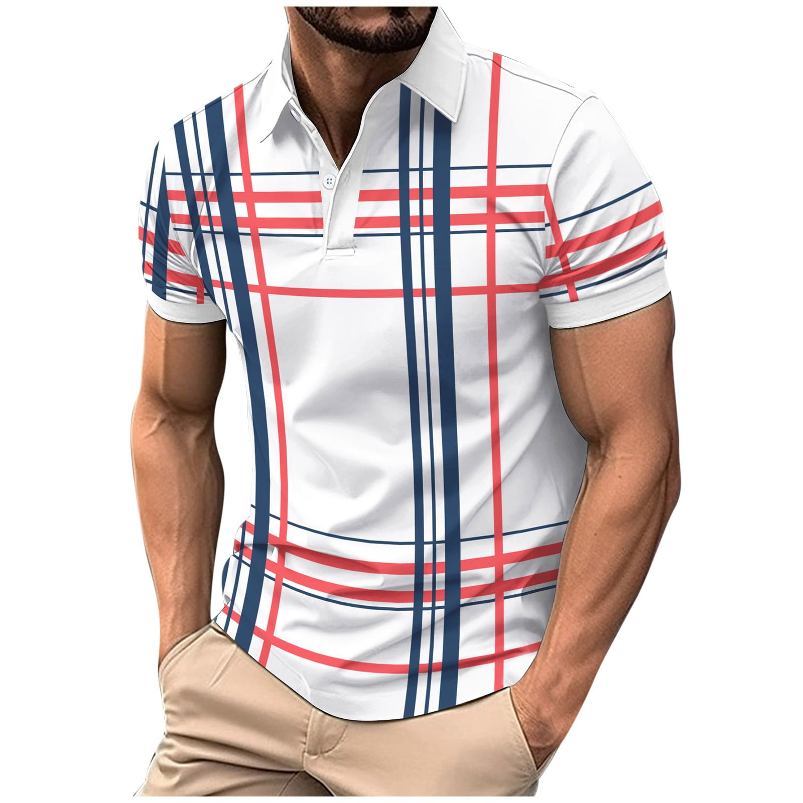 Click here for Com1950s Mens Short Pants  Summer Mens Striped Pri... prices