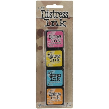 Tim Holtz Distress Mini Ink Pads 4/Pkg-Kit 6 - Walmart.com