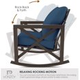 ELPOSUN Rocking Bistro Set, 3 Piece Outdoor Patio Furniture Set with 2 ...
