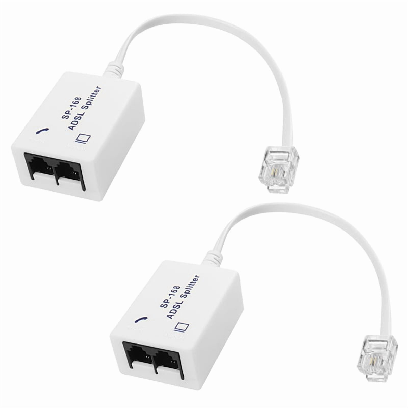 Click here for Unbranded 2pcs Dsl Filter Splitter Adsl Splitter F... prices
