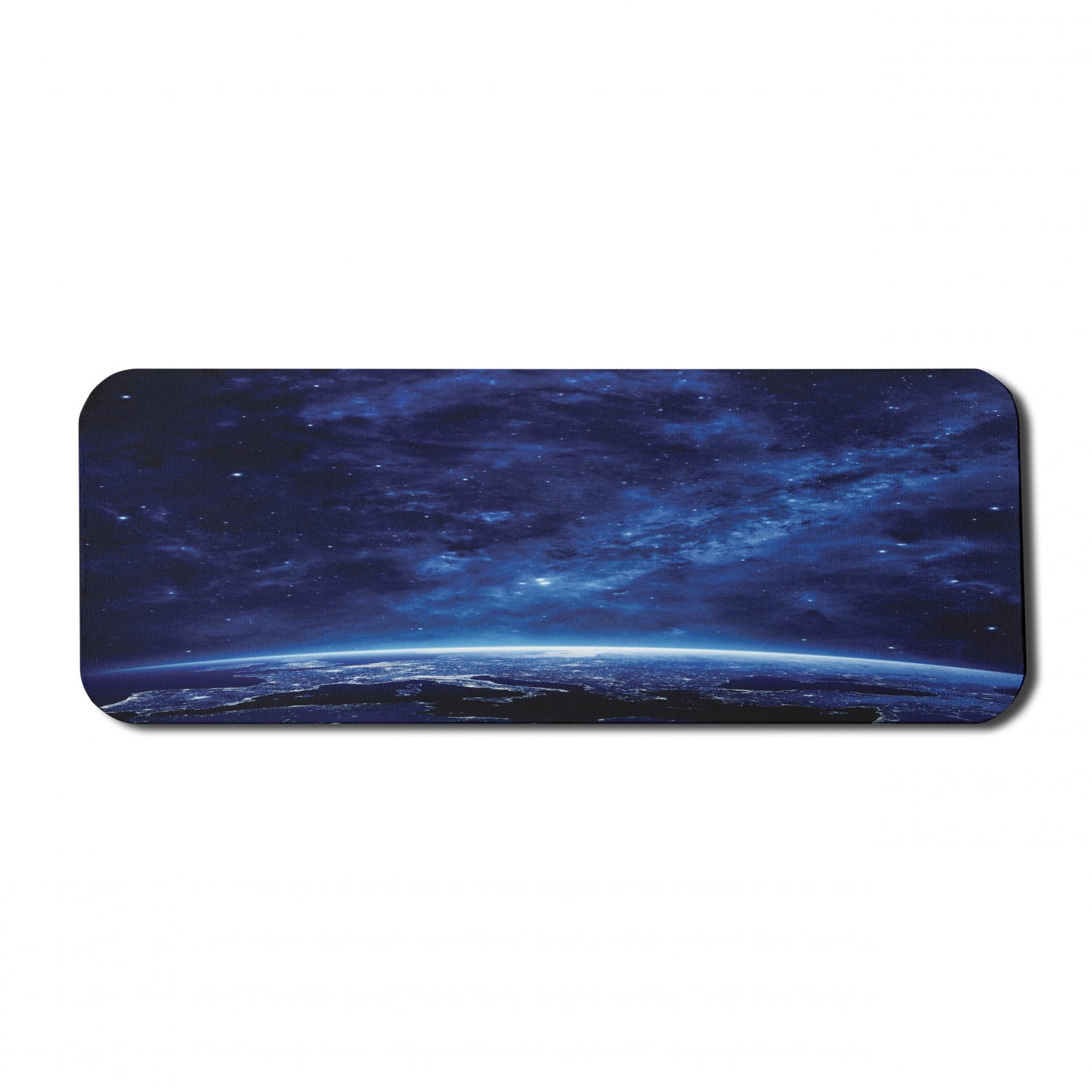 Space Computer Mouse Pad, Earth at Night from Deep Atmosphere Vibrant ...