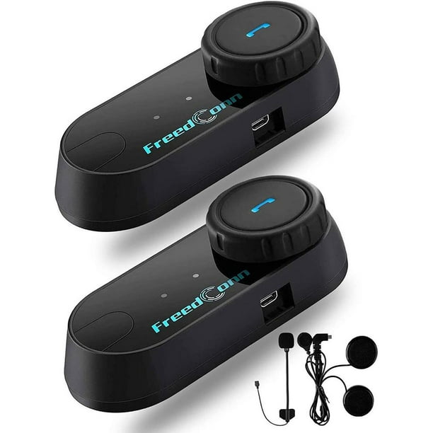 800M 2 Riders Helmet Bluetooth Intercom Stereo 2 Pack - Walmart.com