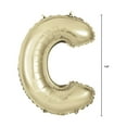 Way To Celebrate Foil Gold Letter C Balloon 14in for Party Decorations ...