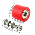 2026 Heavy Duty Metal eBike Tensioner Pulley, Smooth Rotation Guide ...
