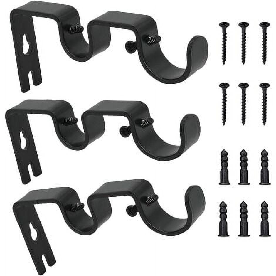 Click here for Lojalitet 3pcs Curtain Rod Brackets  Adjustable Ro... prices