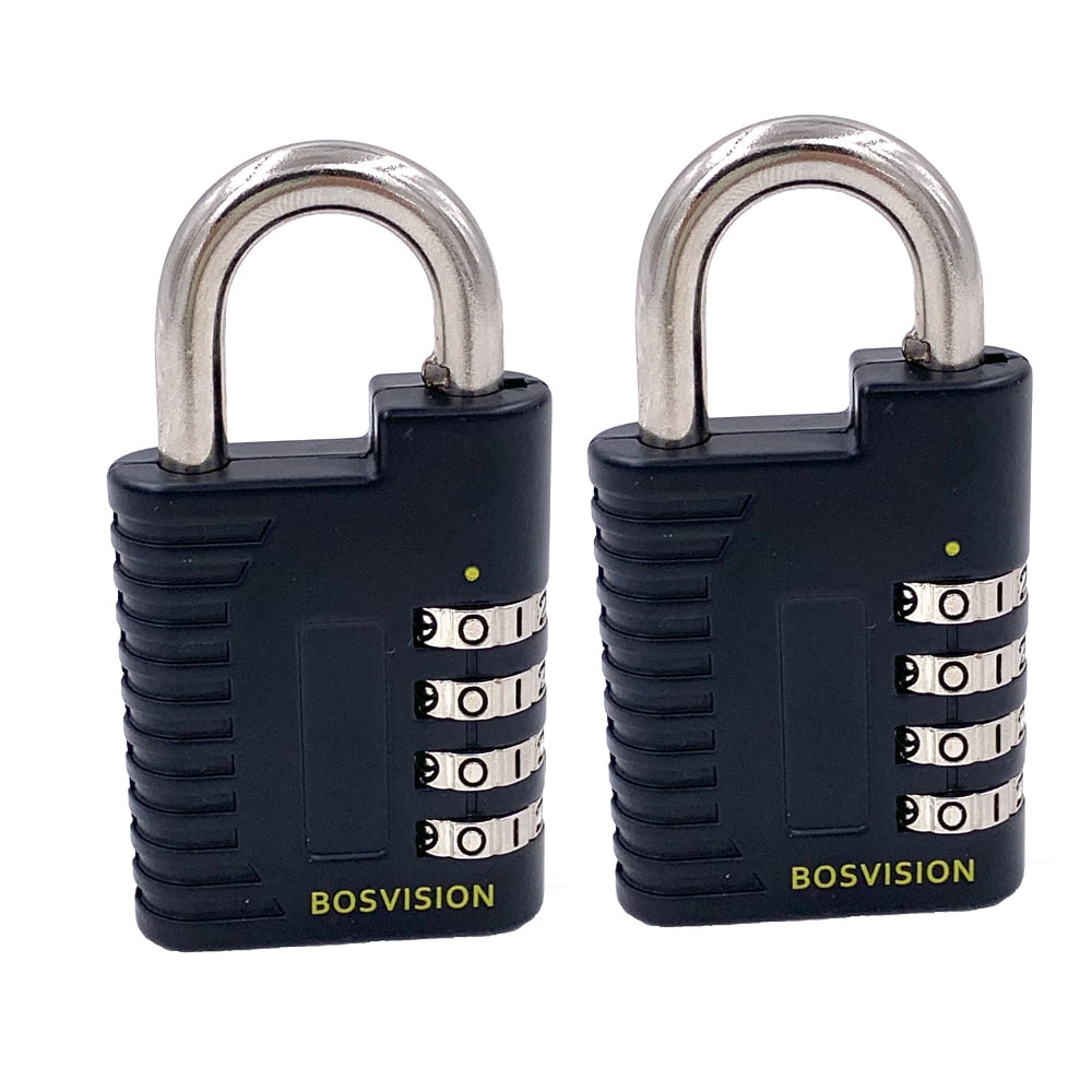 Bosvision 2 Pack Combo Lock/Combination Padlock for School Gym Locker ...