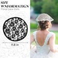 4 Pcs Lace Embroidery Head Coverings for Women Chapel Cap Veils for ...