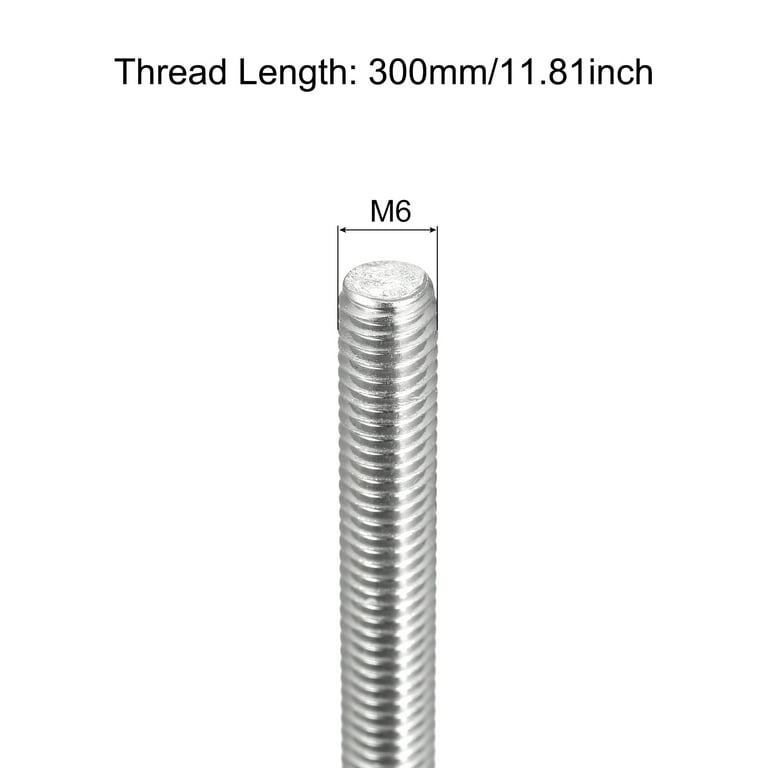 Uxcell Fully Threaded Rod M12 X 70mm Thread Pitch 304, 52% OFF