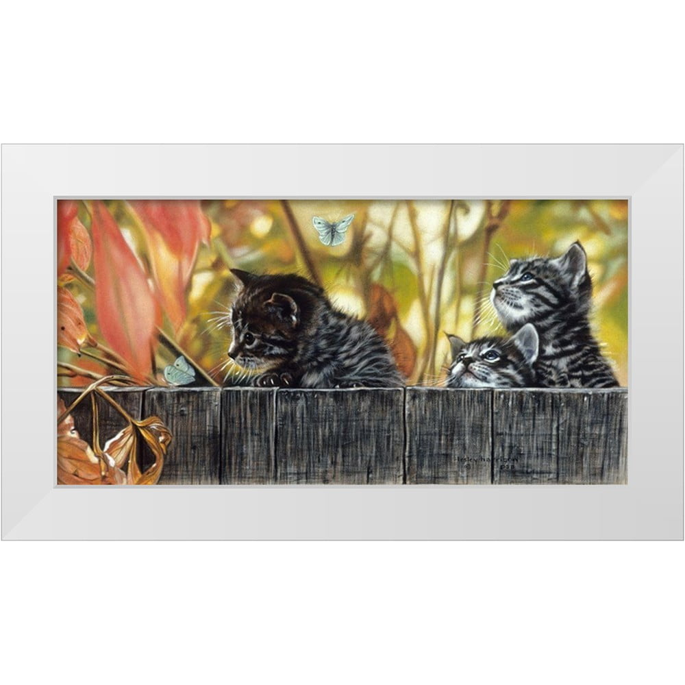 Harrison, Lesley 24x14 White Modern Wood Framed Museum Art Print Titled ...