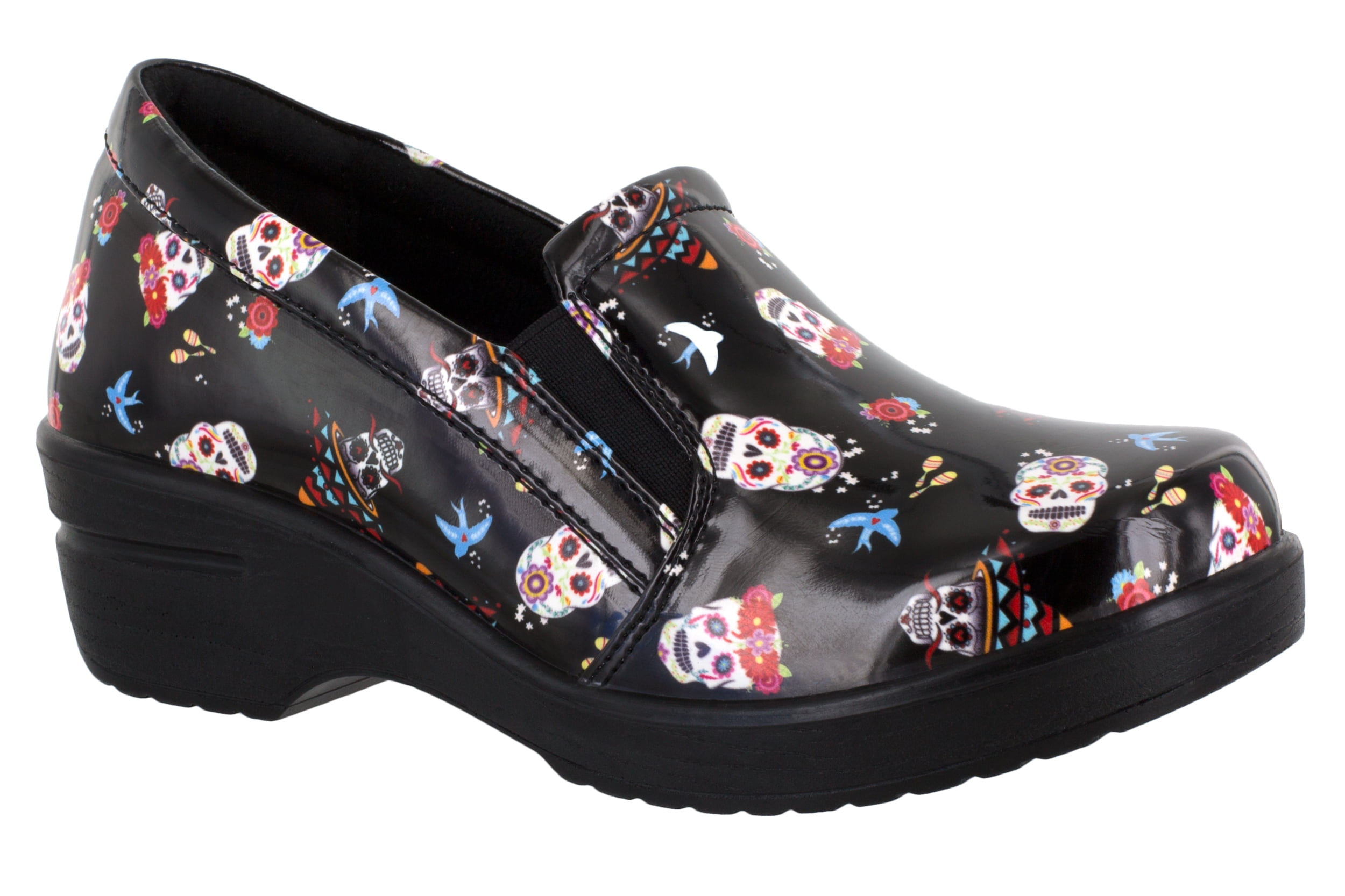 Easy Works by Easy Street Leeza Women's Slip Resistant Clog Work Shoe ...