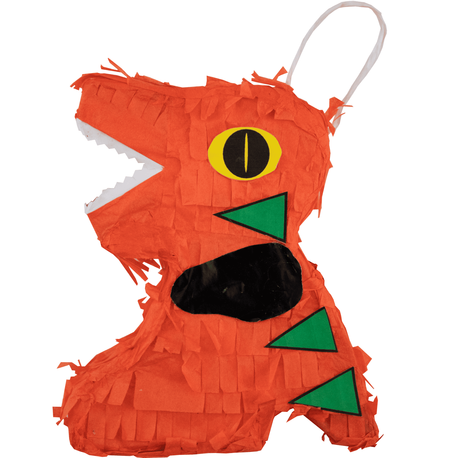 Extra Mini Orange Dinosaur Party Pinata, Handmade in Mexico, 6 in ...