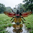 AOOOWER Animal Rain Gauge Outdoor Decorative Rain Measure Gauge Garden ...