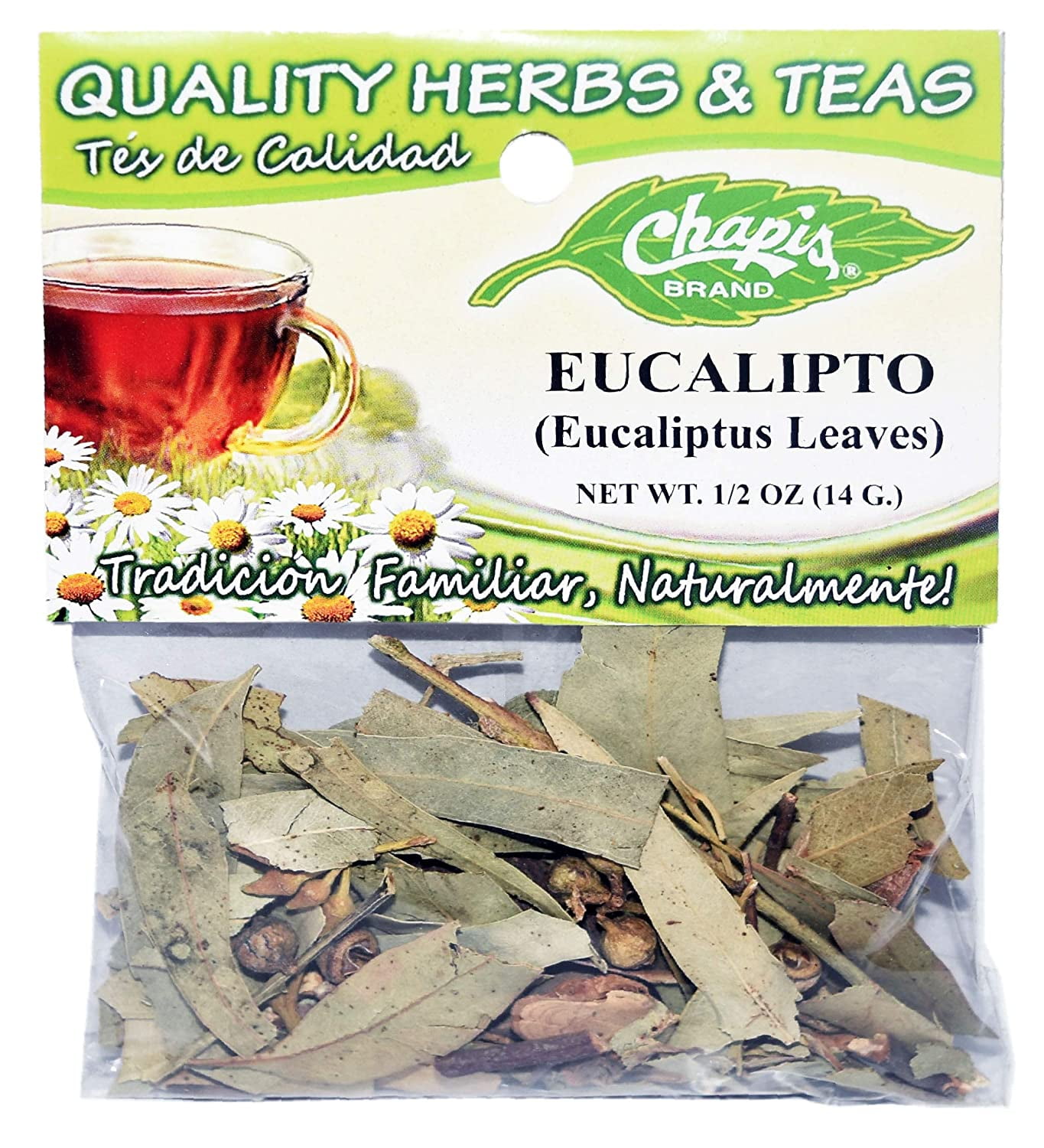 Chapis Tea/Hierba Eucalipto-Dried Natural Herbs Net Wt. 1/2 oz. (14 g ...