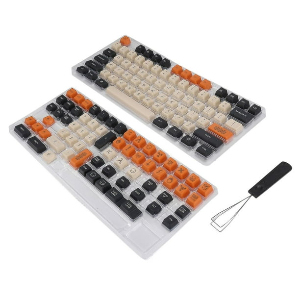 Top Print 87 Keycaps Thick Pbt Profile Keycap para Mx Mechanical ...