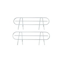 HSS Steel Wire Shelf Back Ledge, 48" Wide, Chrome, 2-Pack, Heavy Duty ...