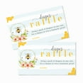 Mama Bee Diaper Raffle Tickets (50 Pack) Bumblebee Baby Shower Games ...
