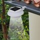 vidaXL Outdoor Solar Lamp Set Sconce Lamp for Porch Fence Light Gutter ...