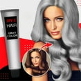 MS.DEAR Light Gray Permanent Hair Color Cream, Unisex, Nourishing, 3.38 ...