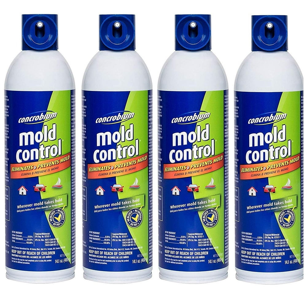 Concrobium 027/400 Mold Control Aerosol, 14 oz (4-Pack) - Walmart.com ...