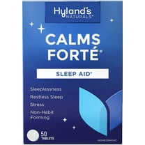 Hyland's Naturals Calms Forte Sleep Aid Tablets, Homeopathic Stress ...